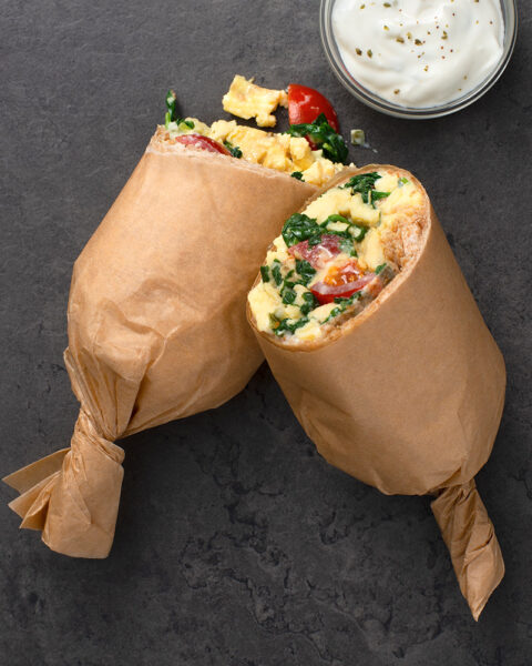 Greek Burrito Snack Wrap - Manitoba Egg Farmers